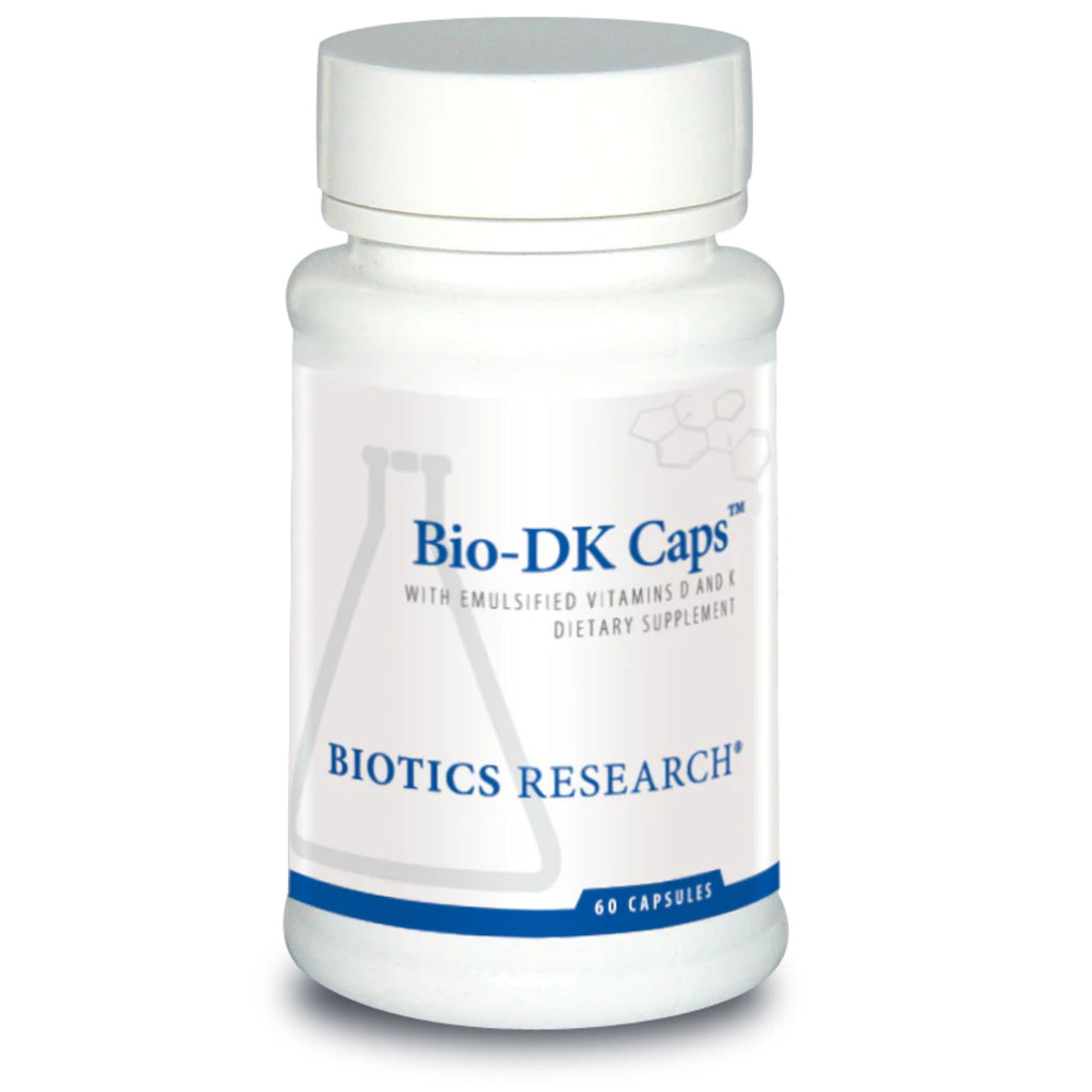 Bio-DK Caps X 60 Capsules (Vitamins D3 and K) by Biotics Research – FMI ...