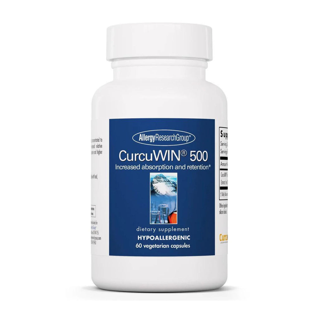 CurcuWIN 500 X 60 Vegetarian Capsules - Allergy Research Group – FMI health