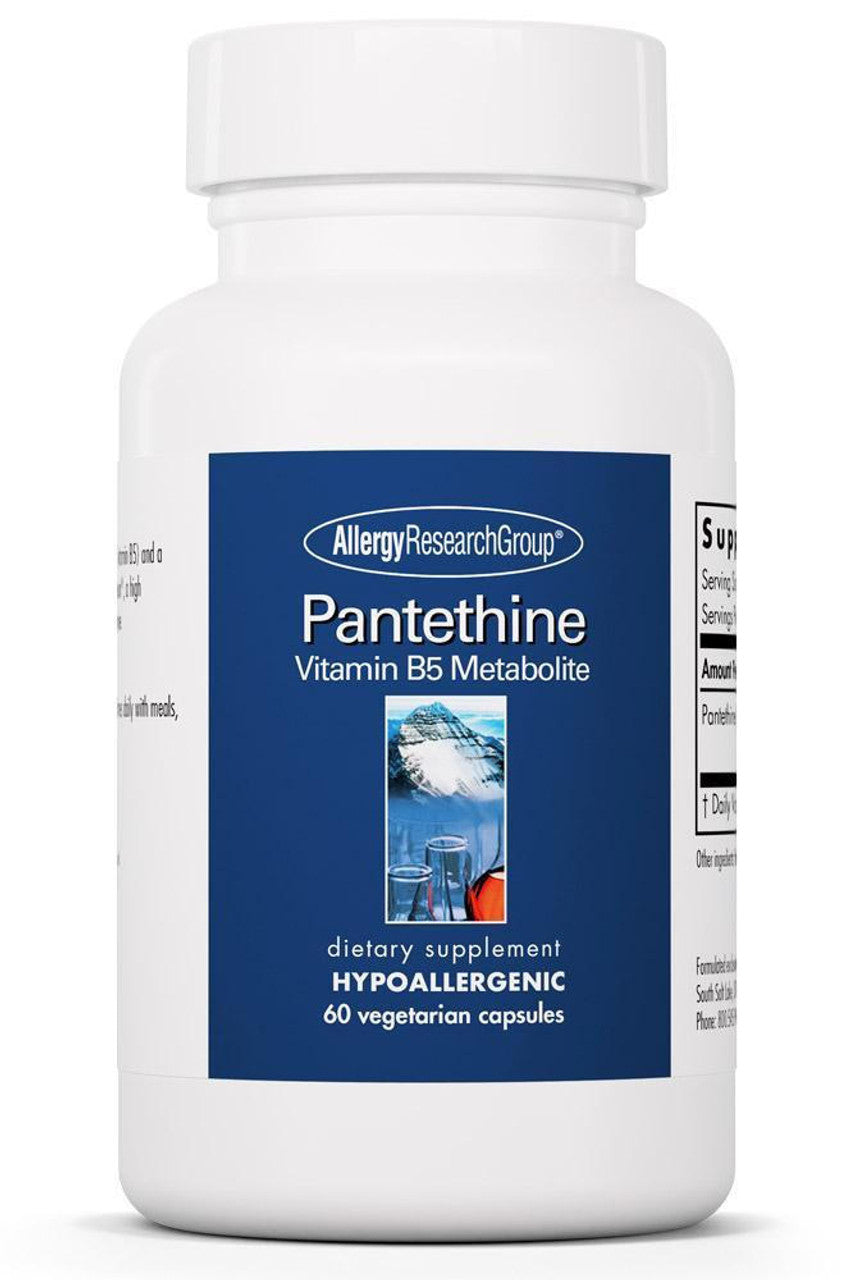 Pantethine X 60 Vegetarian Capsules - Allergy Research Group – FMI health